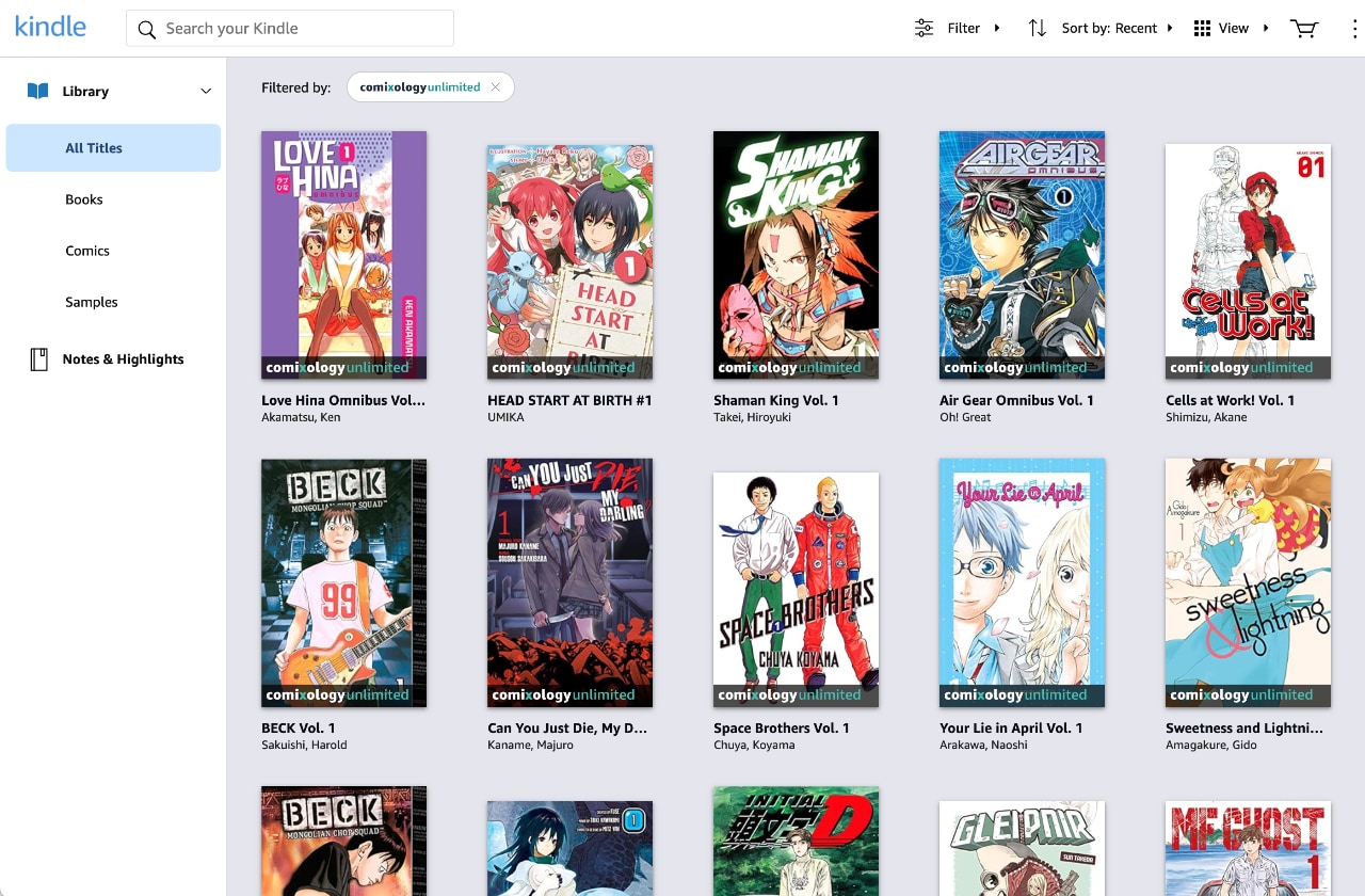 Is Kindle’s Comixology Unlimited subscription worth it for manga ...